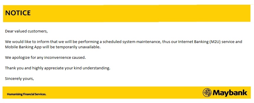 M2U Internet Banking